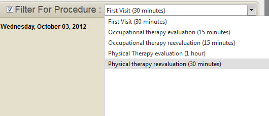 Make an Appointment Screen